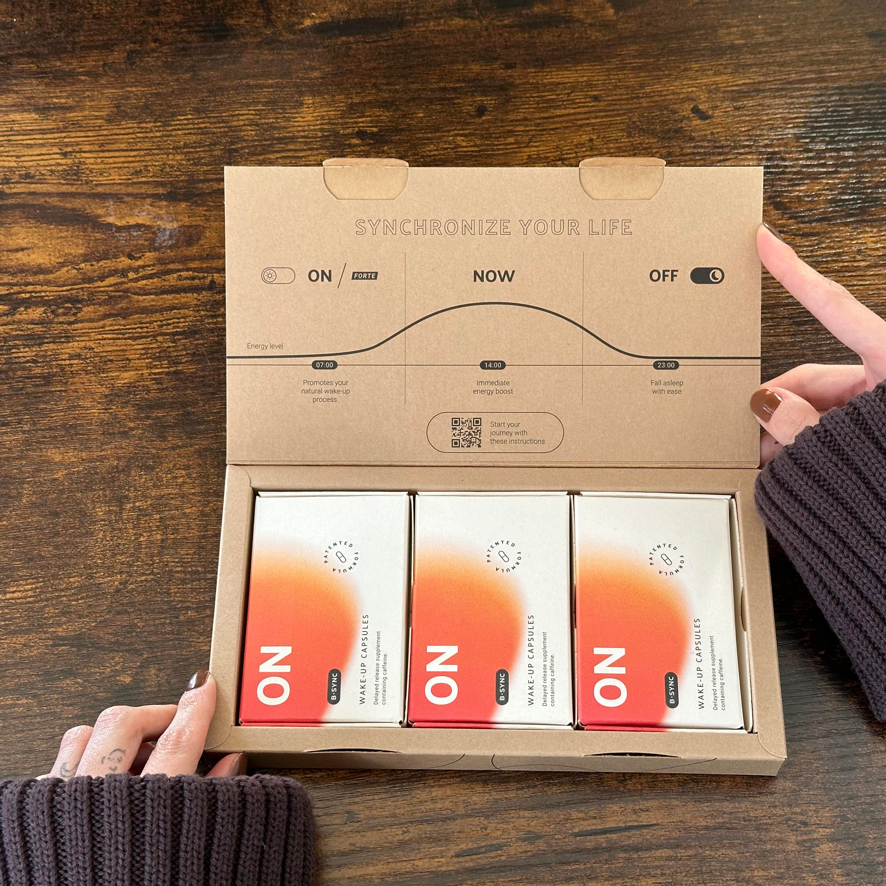 Wake-up Capsules: B-SYNC ON Regular - 240 Capsules – B・SYNC